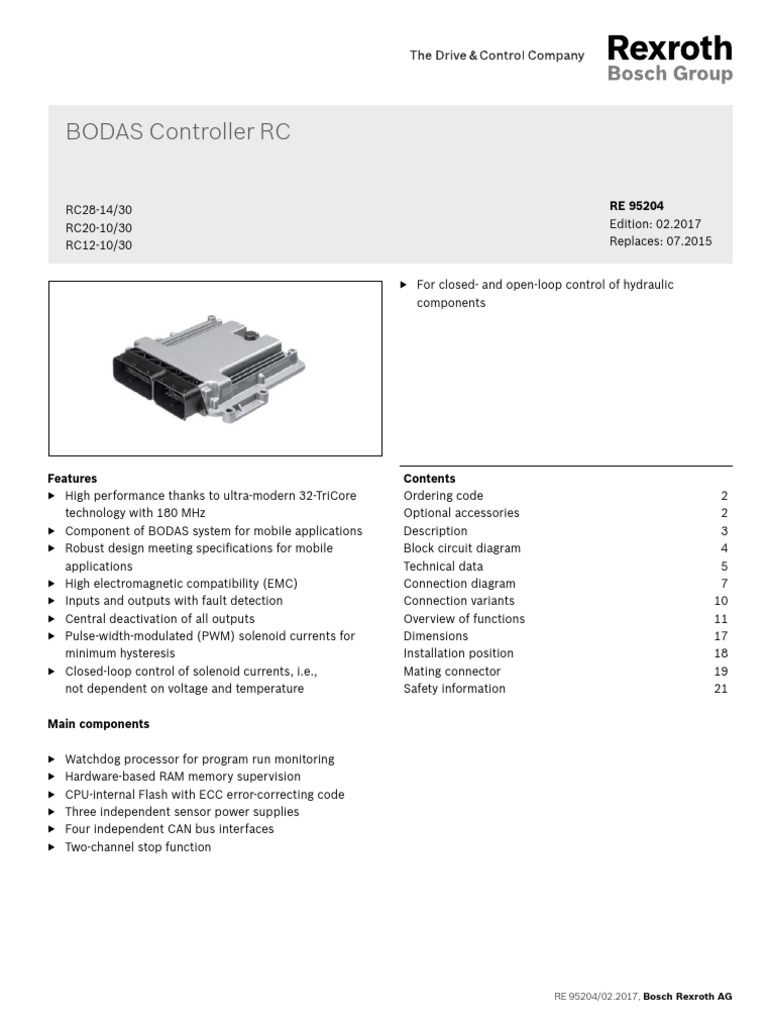 RC12-10 30 | PDF | Sensor | Input/Output