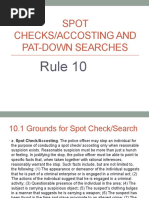 frisking Procedure | PDF | Criminal Justice | Crime & Violence