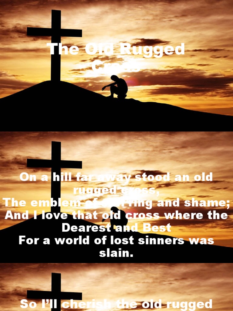 The Old Rugged Cross Hymn Lyrics | PDF | Social Science | Religion ...