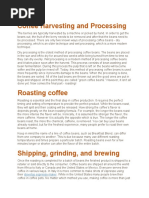 Flowchart For Instant Coffee | PDF | Coffee | Nature