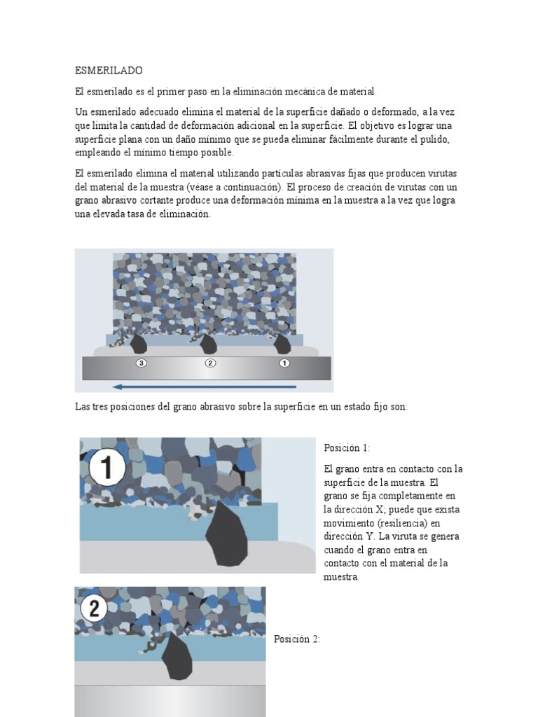 ESMERILADO | PDF | Abrasivo | Diamante