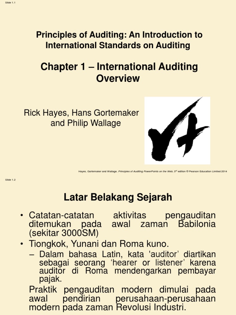 PPT Principles of Auditing Ed 3 Rick Hayes Pp01 RN PDF | PDF