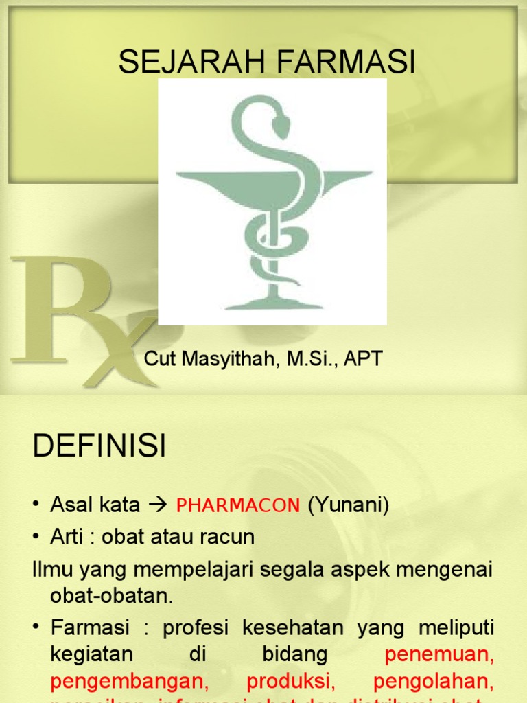 1 Sejarah Farmasi Pdf Pdf