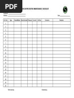 52 Week Preventive Maintenance Schedule Template | PDF | Mechanical ...