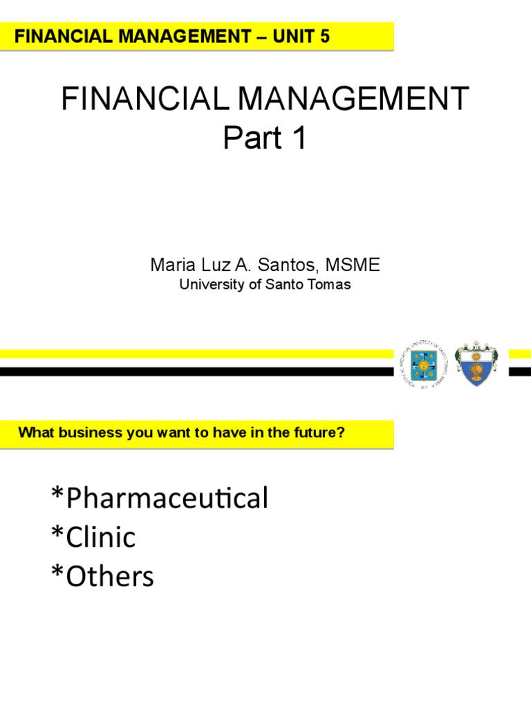 FINANCIAL MANAGEMENT Unit 5 | PDF | Interest | Loans