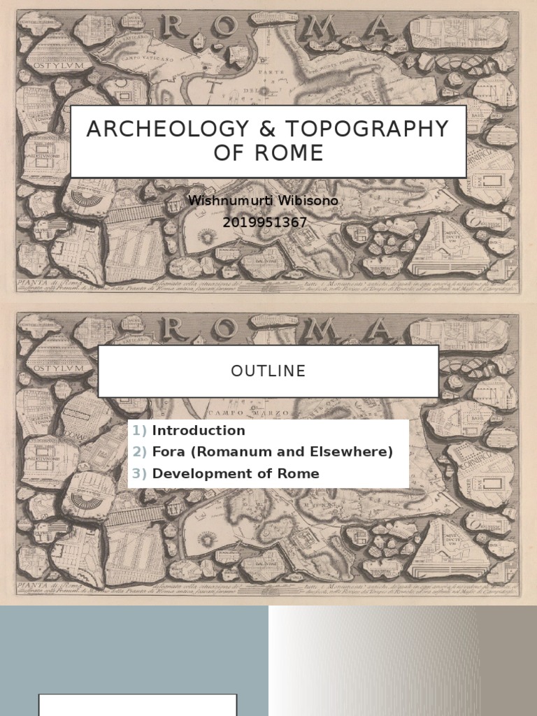 Ancient Rome Topography and Archeology | PDF | Rome | Archaeology