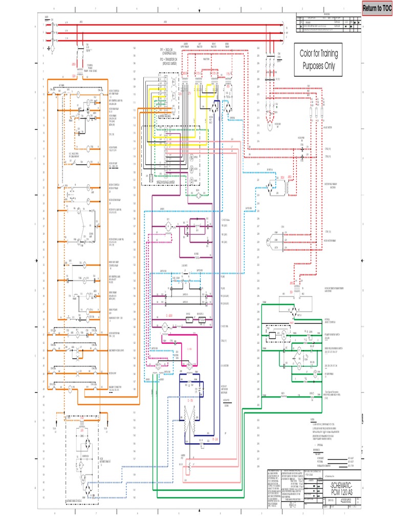 Electrical Schematic for BDE 556 System | PDF | Electrical Components ...