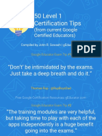 Google Certified Educator Level 2 Exam Guide | PDF | Teachers | Cyberspace