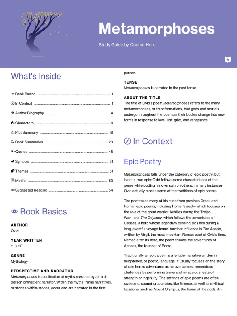 Metamorphoses | PDF | Ovid | Epic Poetry
