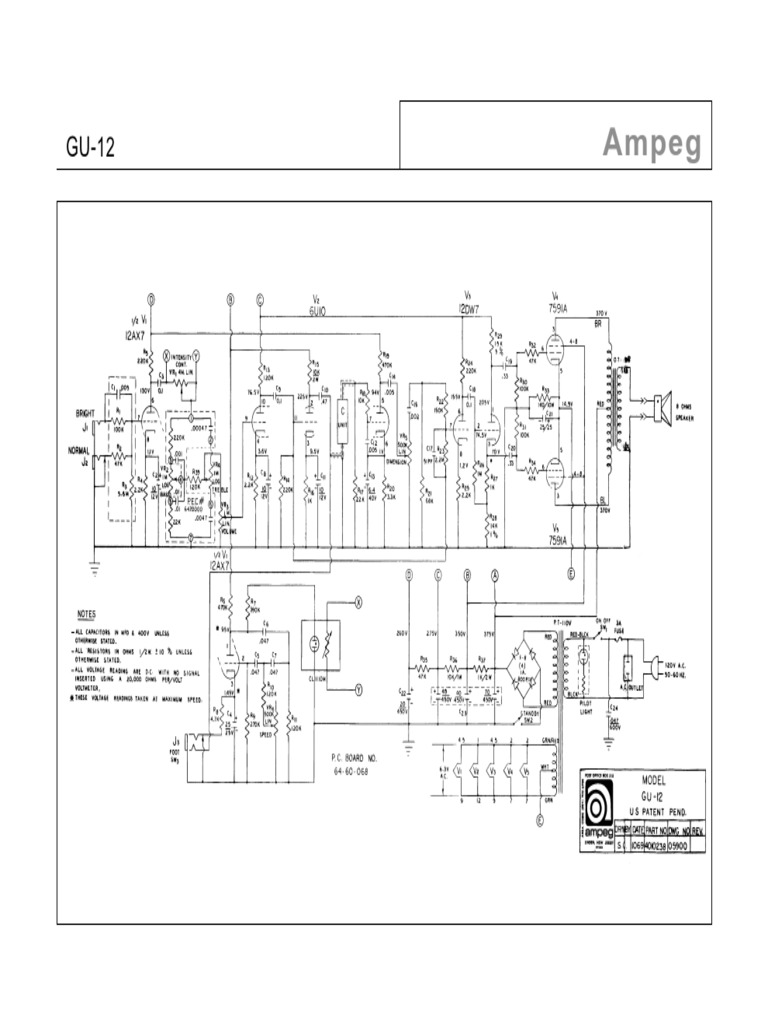 Ampeg Gu12 | PDF