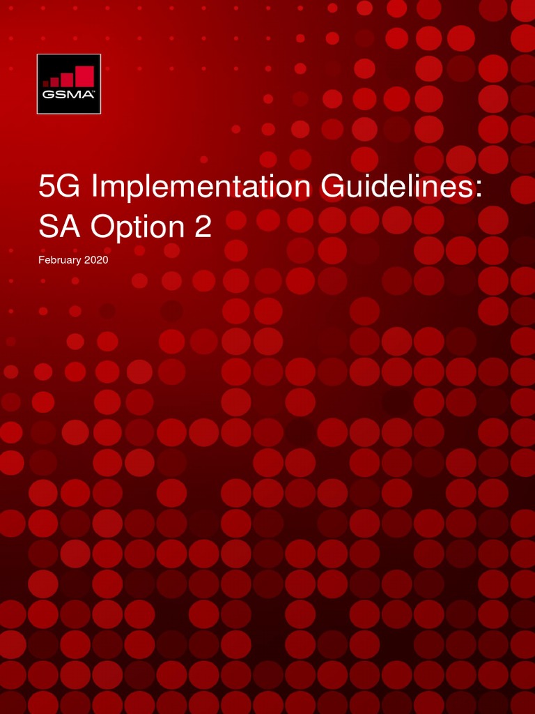 5G SA Option 2 Deployment Guidelines | PDF | 4 G | Internet Access