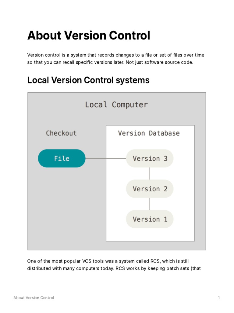 About Version Control | PDF | Version Control | System Software