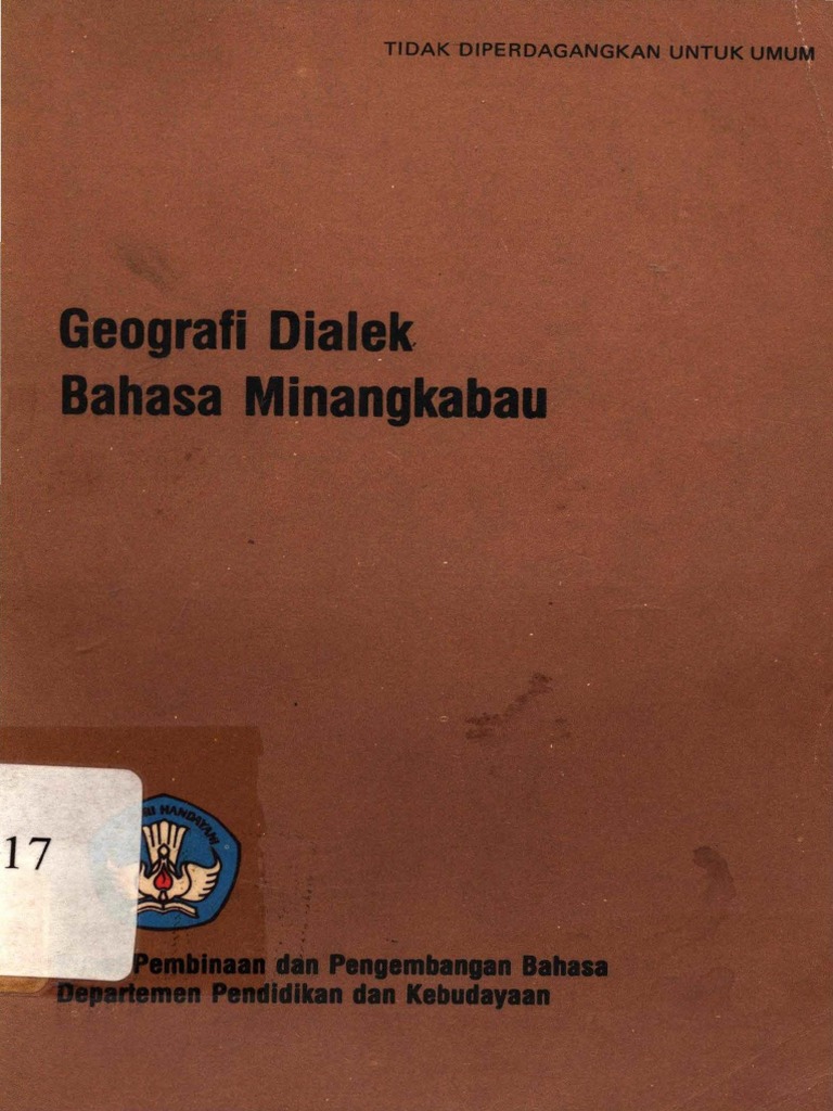 Geografi Dialek Bahasa Minangkabau PDF | PDF | Perjalanan | Seni ...