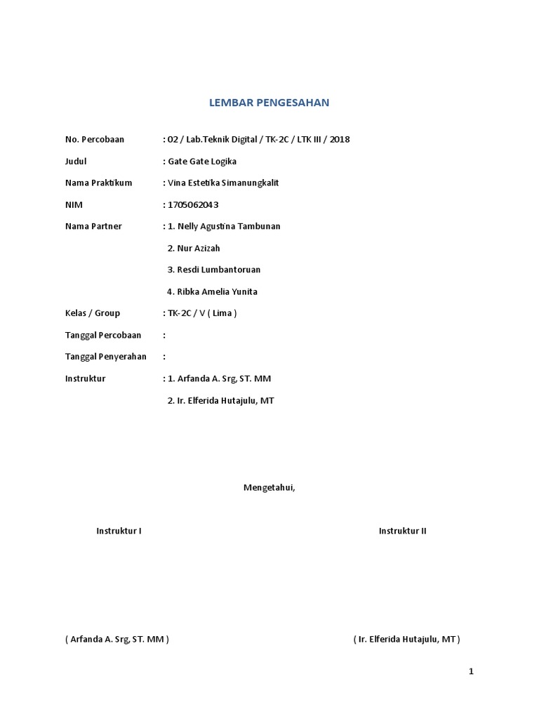 GATE GATE LOGIKA Vina | PDF