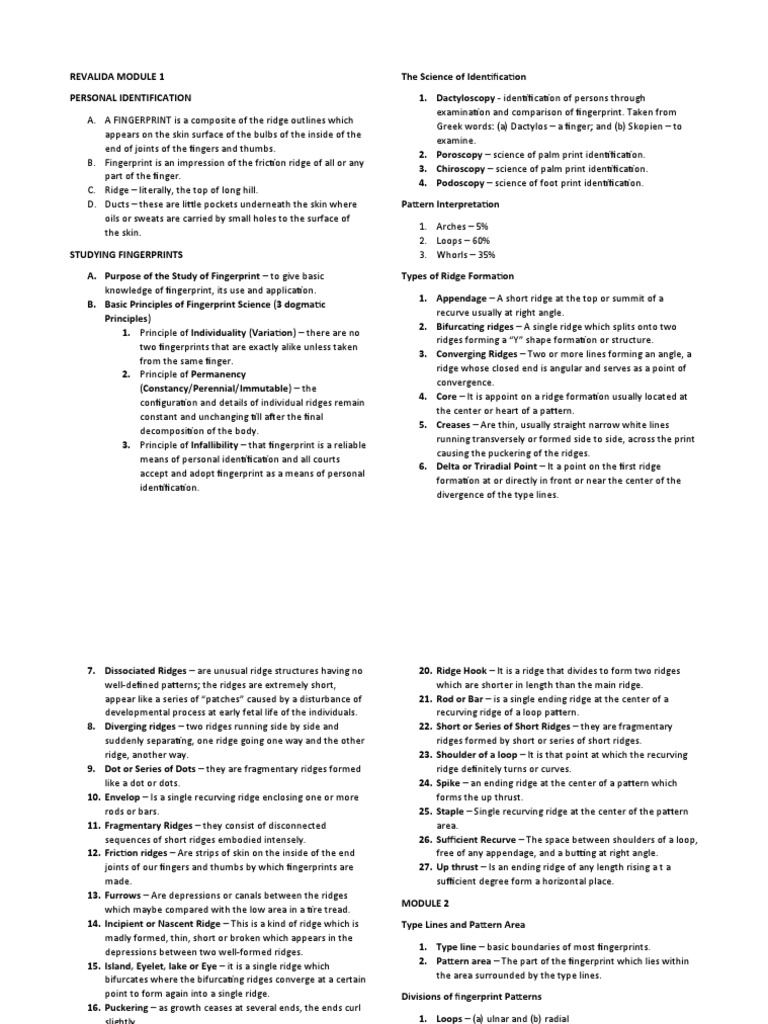 Personal Identification | PDF | Fingerprint | Nature