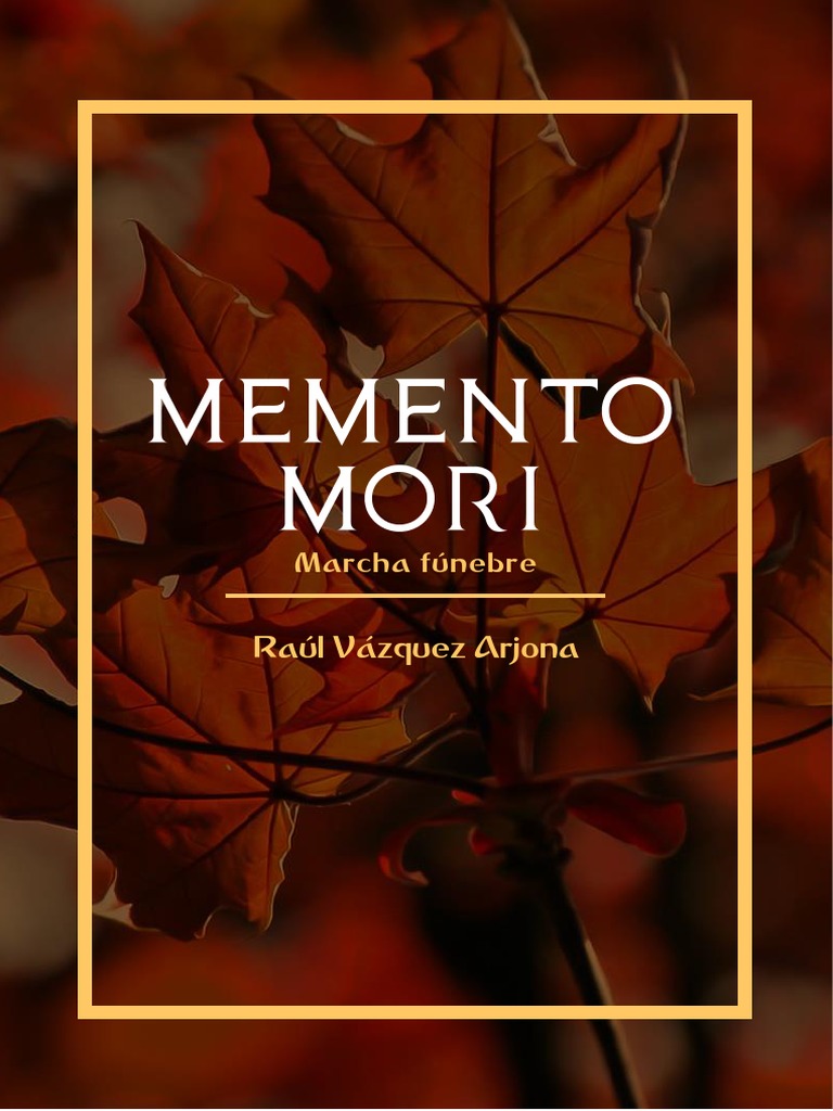 Memento Mori - Portada 1 | PDF