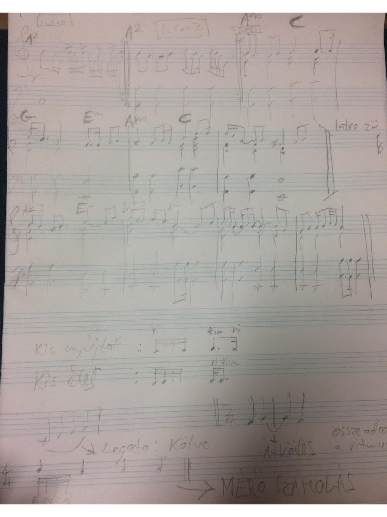 Lucifer - The Unforgiven Piano Cover - Extendedfull Version | PDF