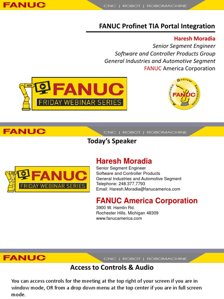 FANUC Profinet TIA Portal Integration PDF | PDF | Programmable Logic ...