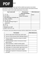 Nota Bab 3 Penaakulan Logik | PDF