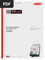 Inverter Sungrow 125Kw SG125CX-P2 - Datasheet | PDF | Alternating Current | Power Inverter