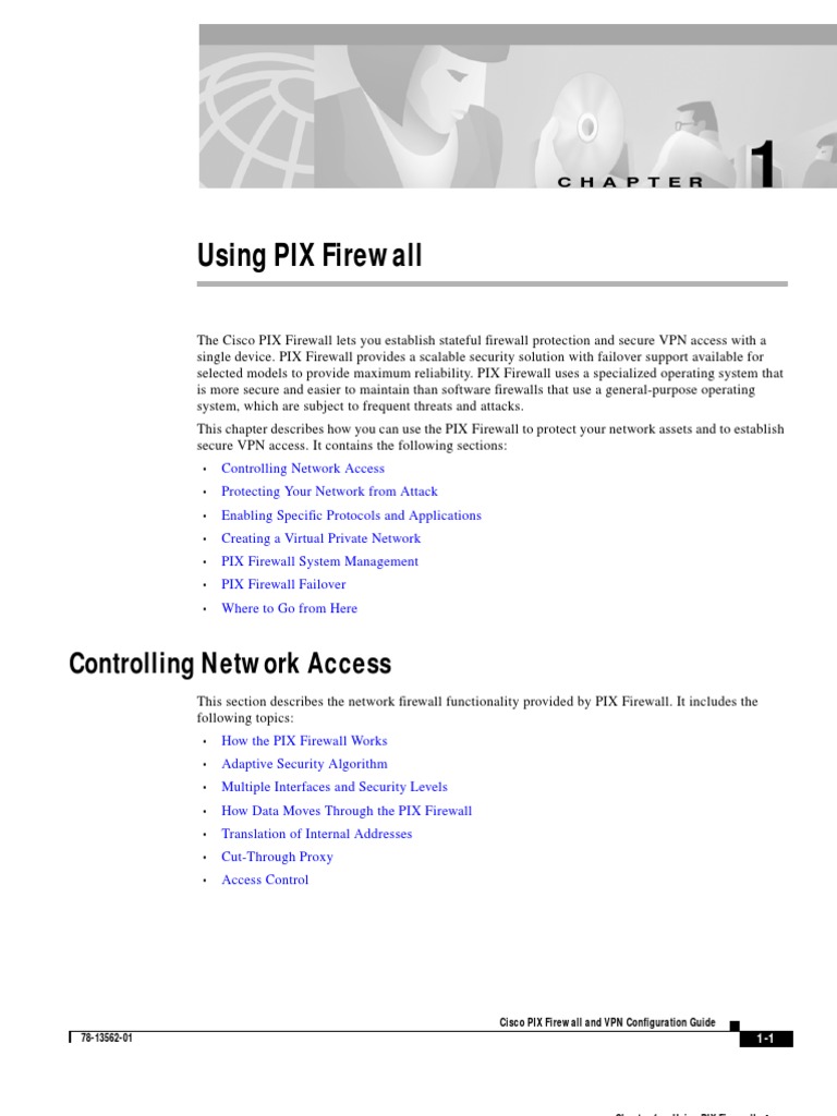 Using PIX FW | PDF | Virtual Private Network | Firewall (Computing)