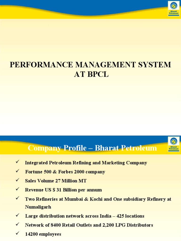 Performance Management System at BPCL | Download Free PDF | Business ...