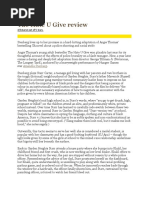 The Hate U Give: Activism and Justice | PDF
