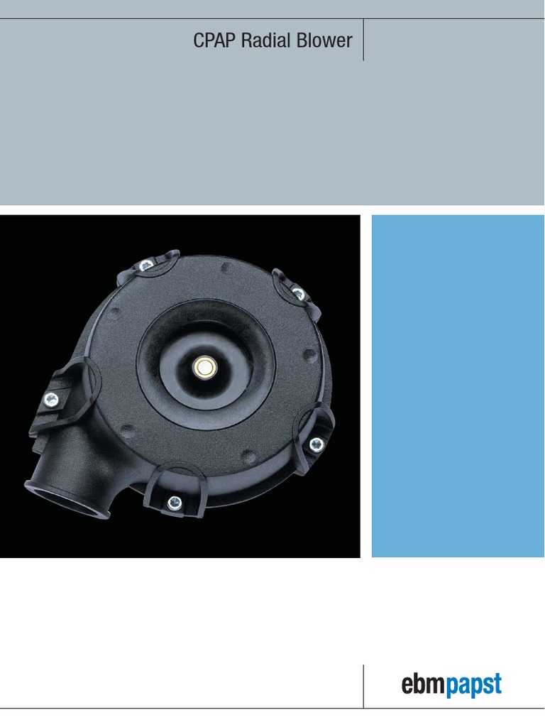EBM Pabst - CPAP - Blower | PDF | Electric Motor | Electrical Equipment