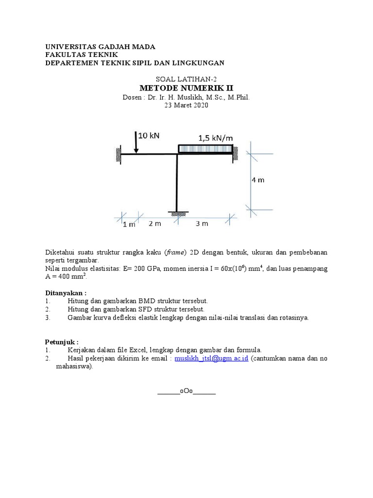 Soal Latihan Met Num II - 23-03-2020 | PDF