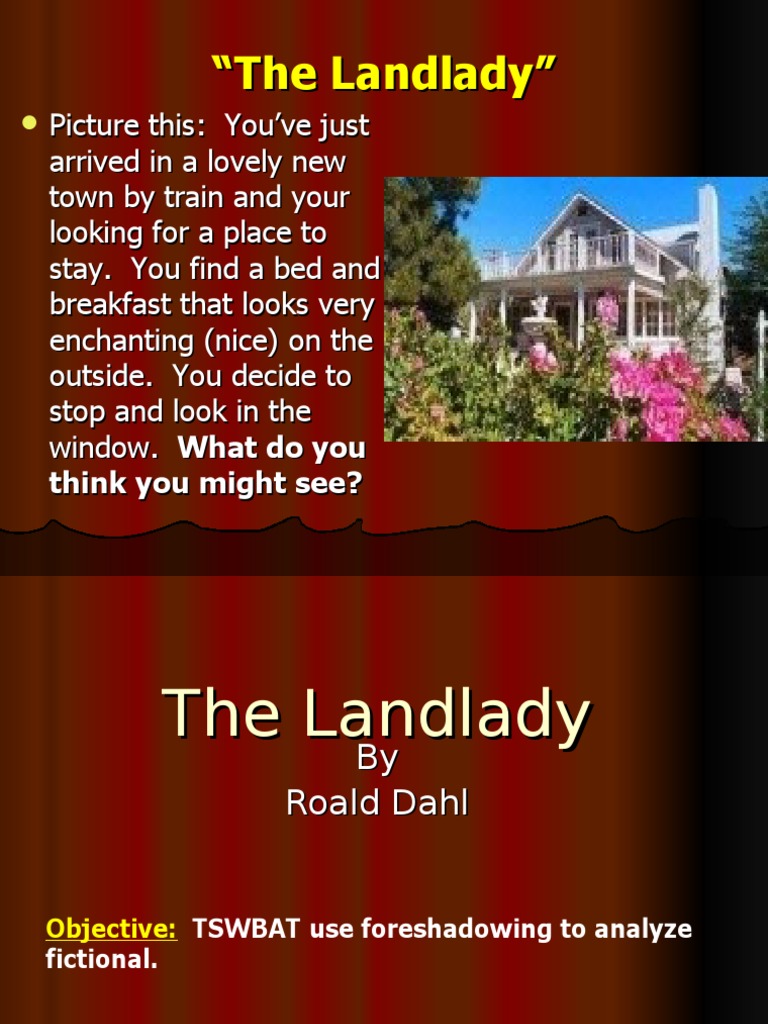 The Landlady | PDF