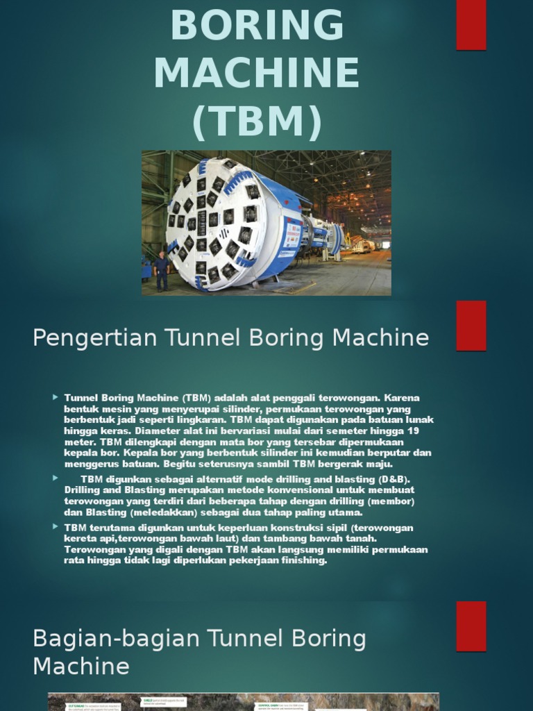 Tunnel Boring Machine | PDF