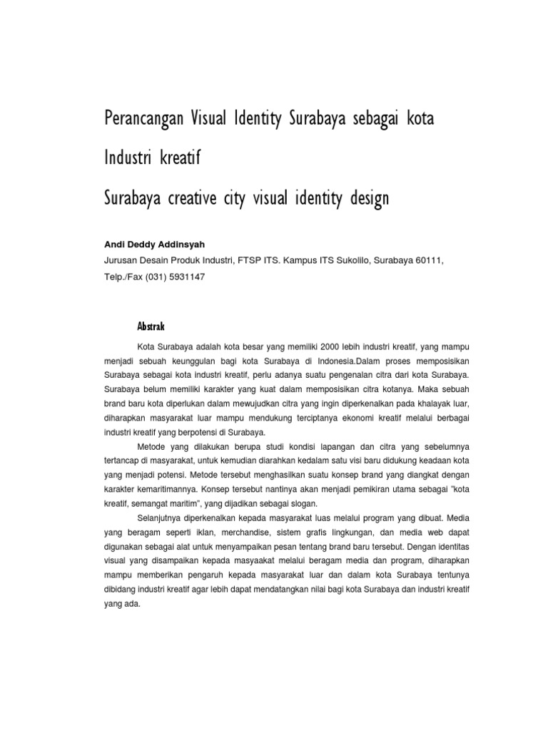 Perancangan Visual Identity | PDF | Seni