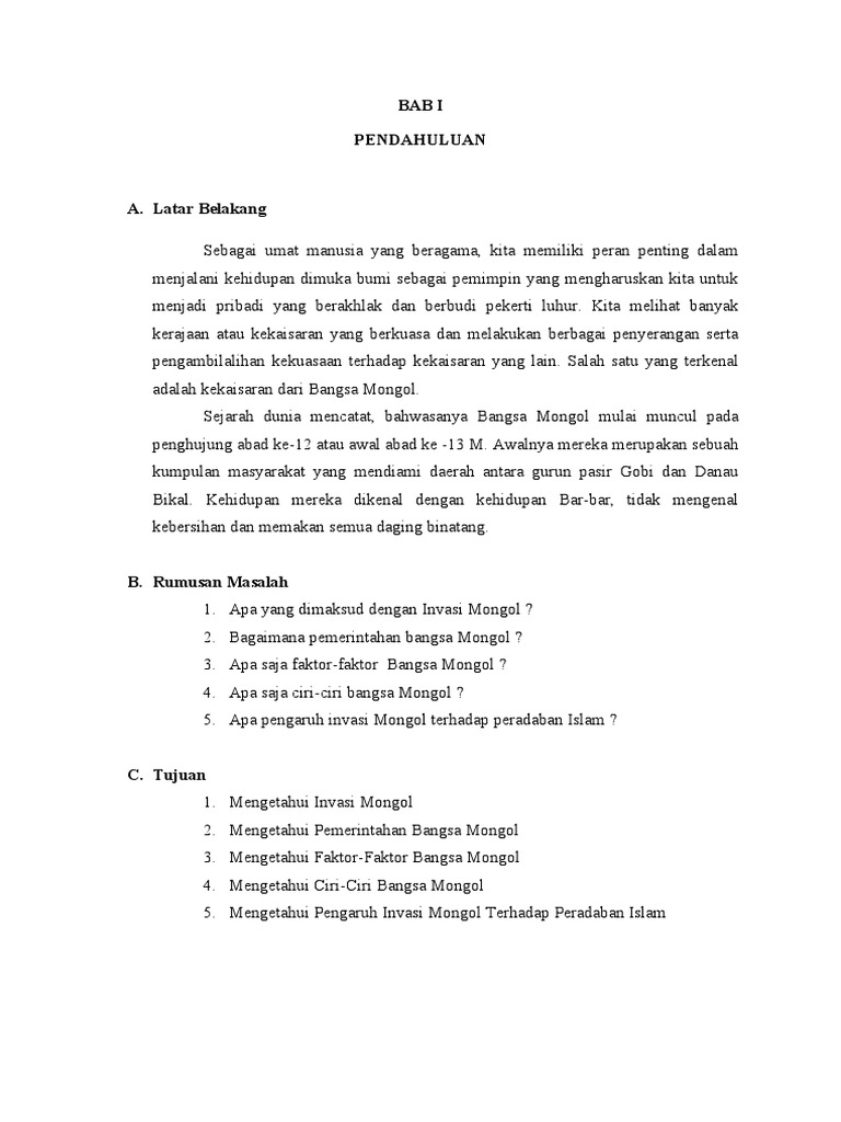 Invasi Mongol Spi | PDF