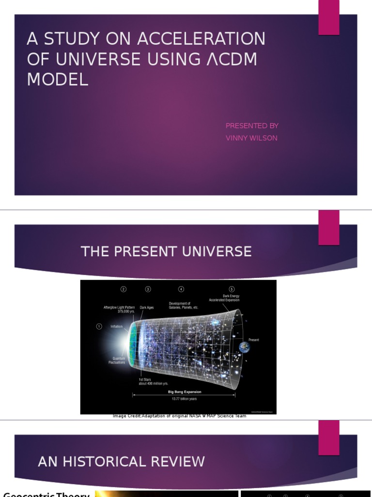 Project Presentation Cosmology 1 | PDF | Physical Cosmology | Universe