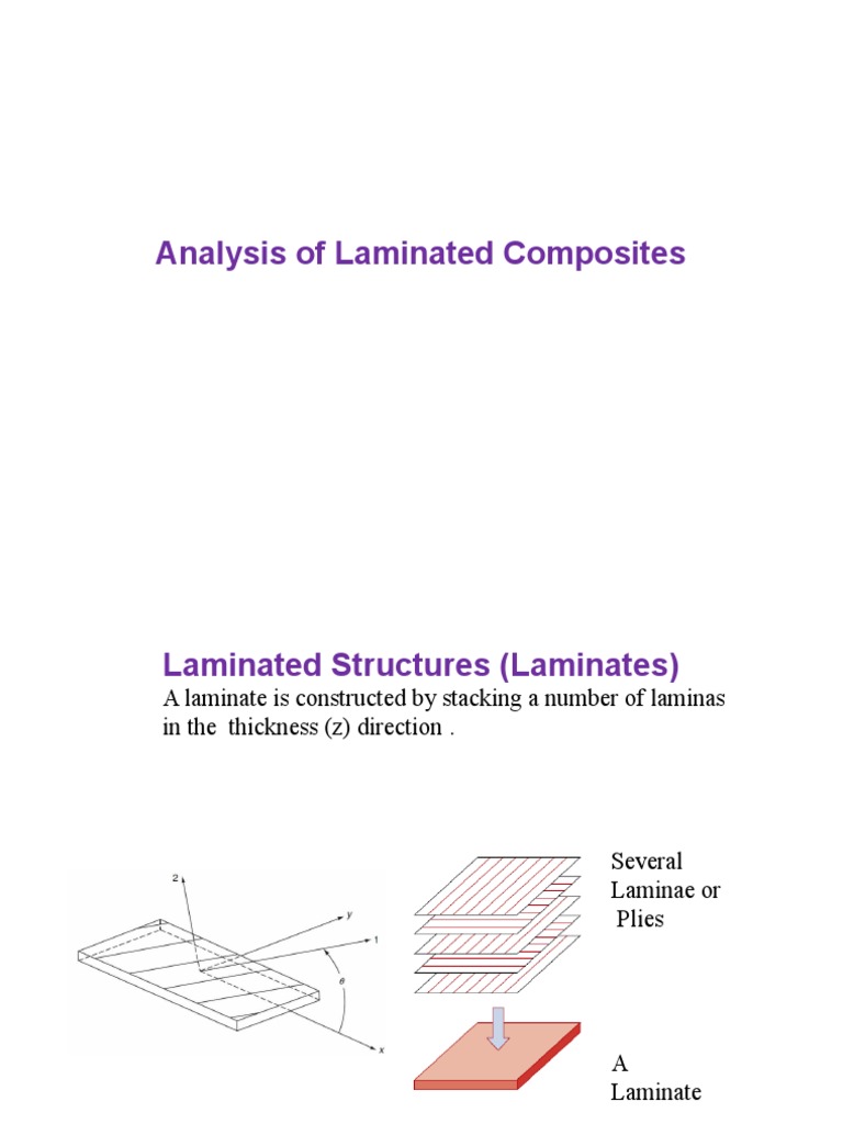 6 - Analysis of Laminated Composites | PDF | Bending | Materials Science