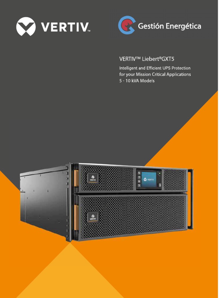 Vertiv GXT5 6-10kva | PDF | Battery Charger | Electronic Engineering