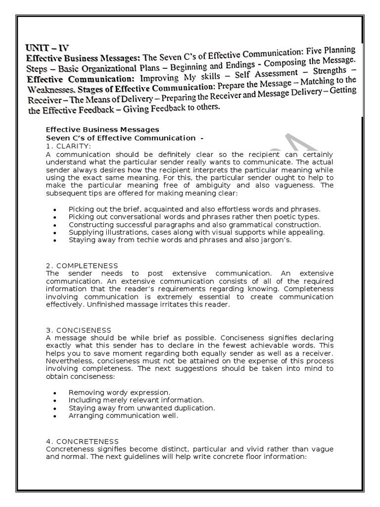 Corporate Communication Notes Unit 4 | PDF | Goal | Communication