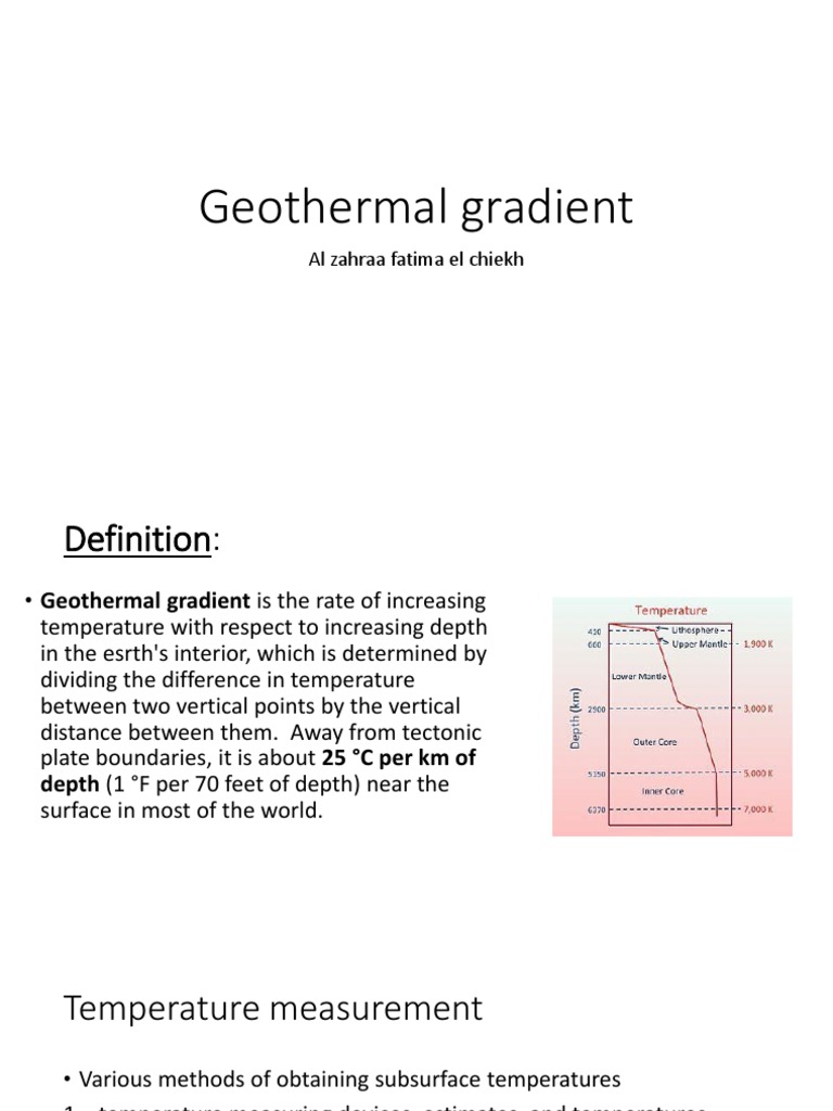 Geothermal Gradient | Download Free PDF | Earth | Physical Sciences