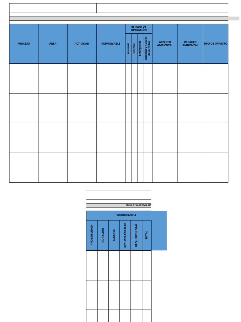 Ejemplo Matriz Aia | PDF | Science | Ciencia y Tecnología