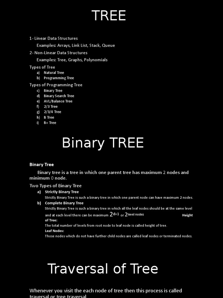 Tree Data Structure Slides Pdf Data Management Theoretical Computer Science