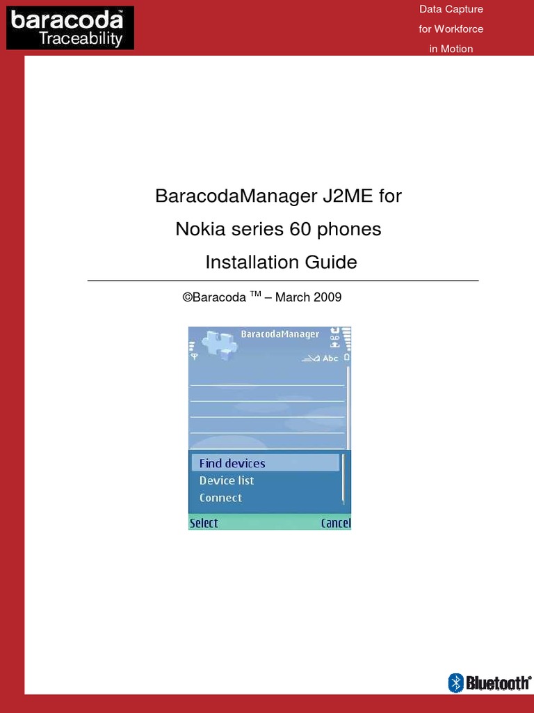 BaracodaManager J2ME | PDF | Bluetooth | Computer File