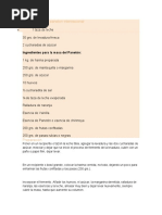 Receta de Pan Bon Colonense en Casa | PDF | Cocina, comidas y vino