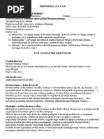 Sat Razrednika-Program | PDF