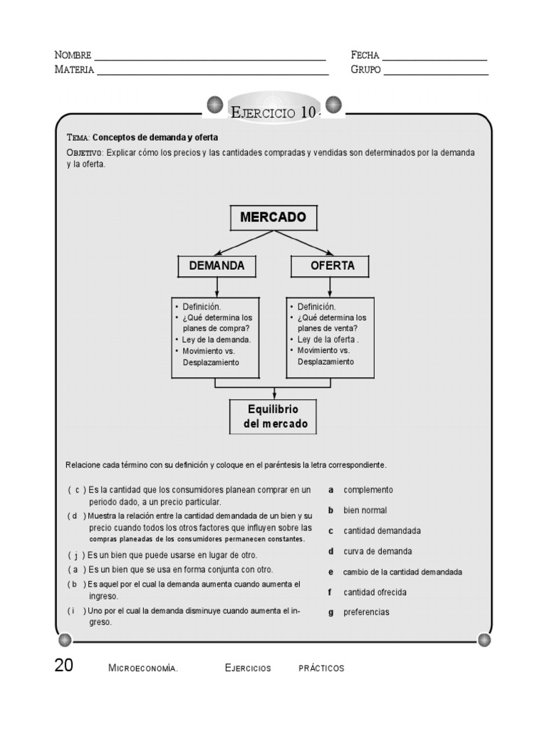 Demand and Supply: Concepts, Determinants, and Equilibrium | PDF ...