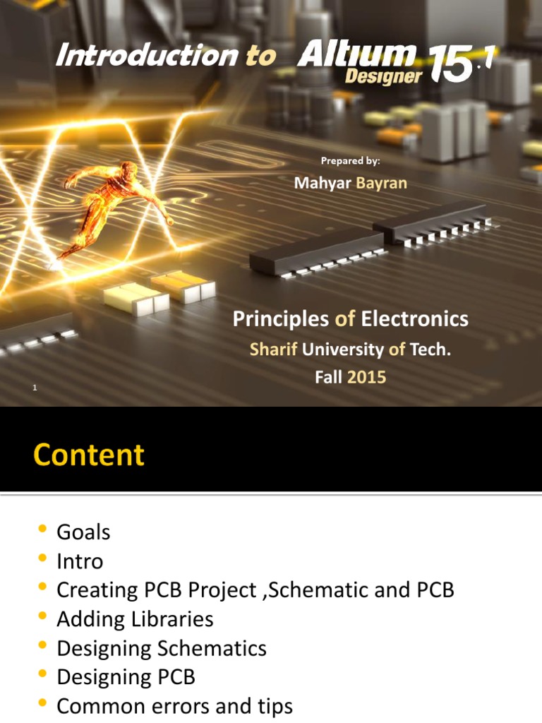 Introduction To Altium Designer PDF | PDF | Printed Circuit Board ...