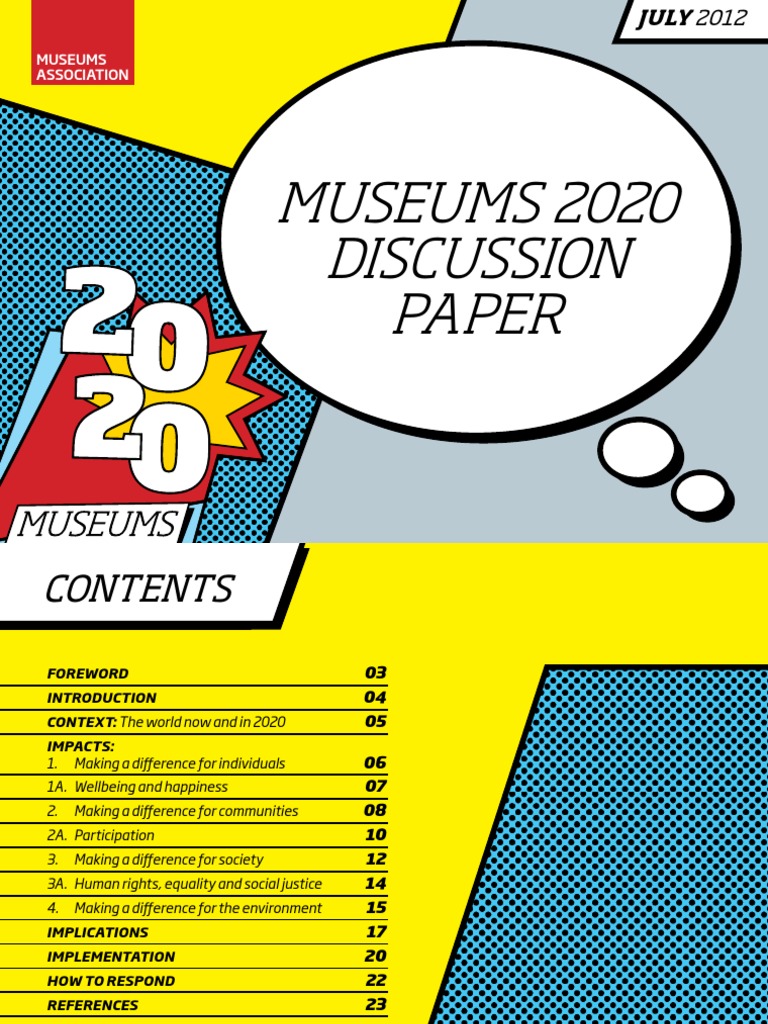 Discussion Paper | PDF | Museum | Community