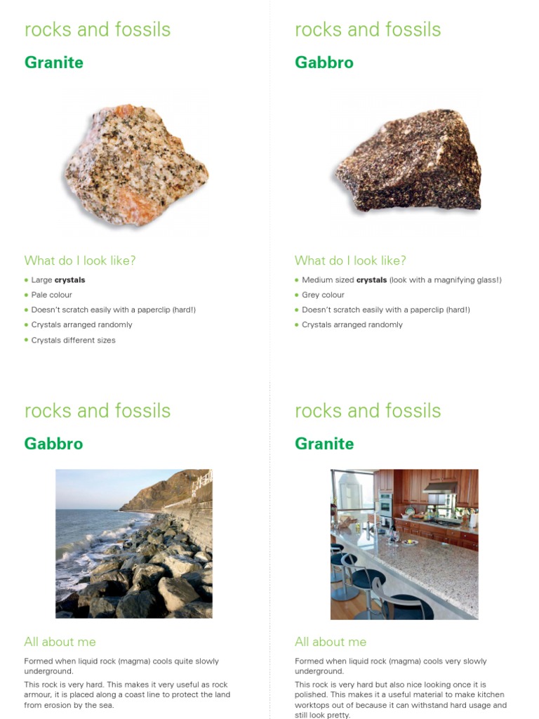 Rock Flash Cards | Download Free PDF | Rock (Geology) | Magma