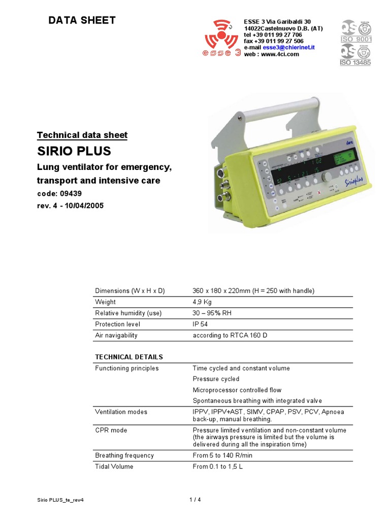 Sirio PLUS | PDF | Nature