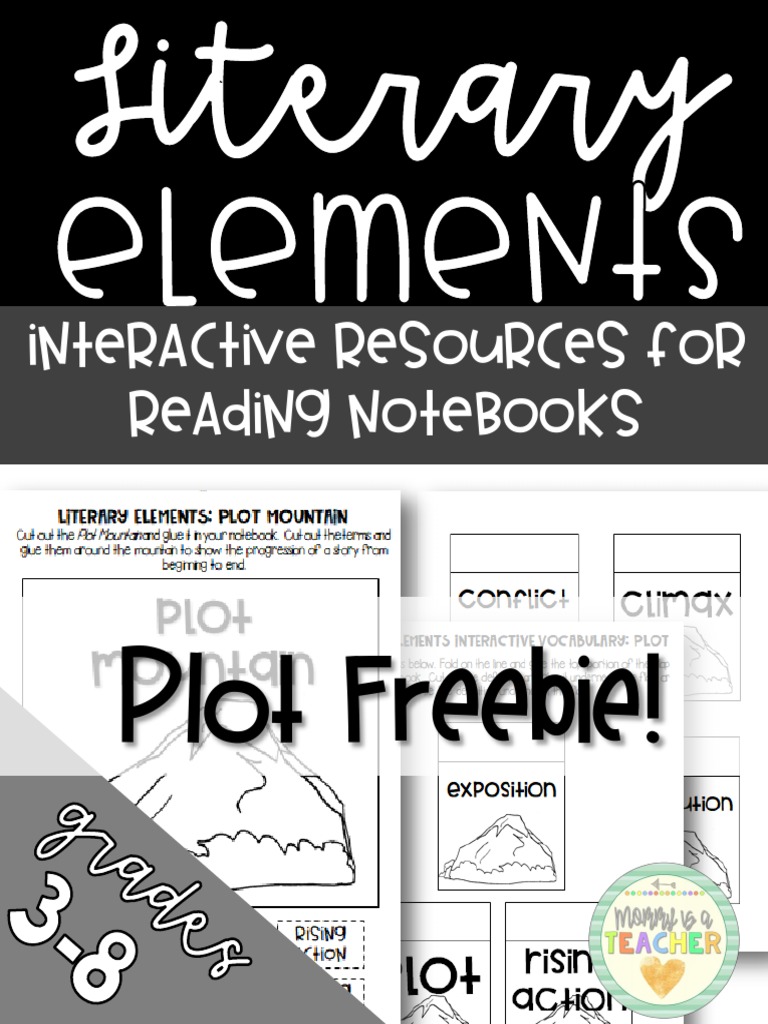 FREELiterary Elements Foldablesfor Plotin Interactive Notebooks | PDF ...