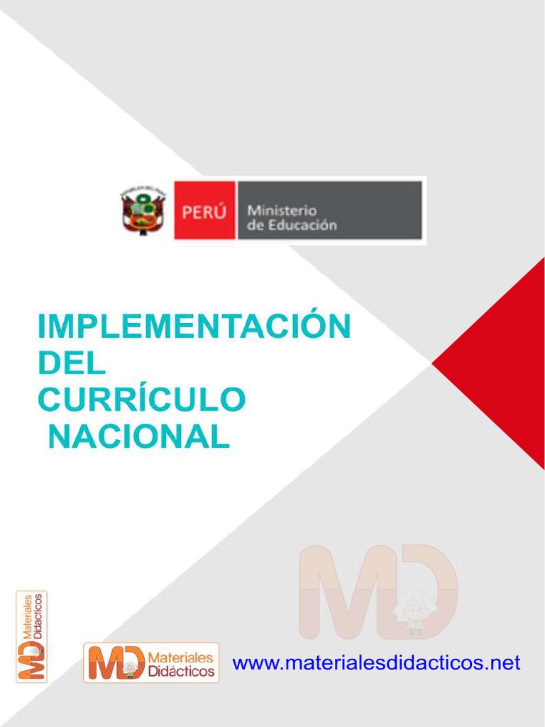 PLANIFICACIÓN CURRICULAR E IMPLEMENTACIÓN CNEB 2020
